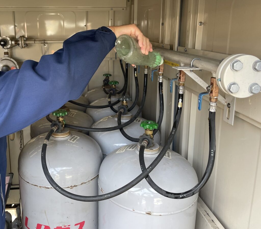 集合装置の定期検査を行いました。 | 株式会社カミヤ 愛知の高圧ガス・溶接